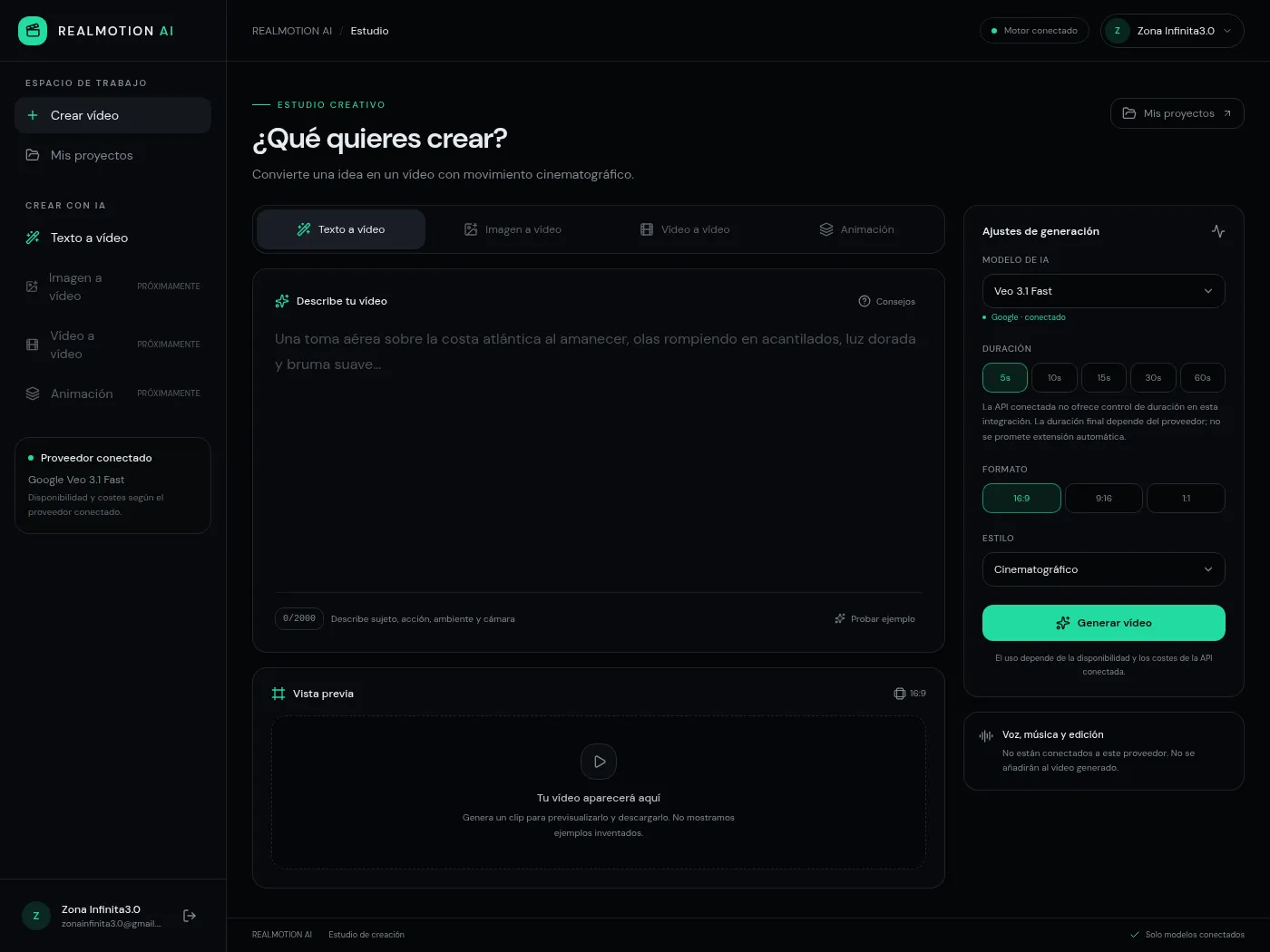 REALMOTION AI Studio
