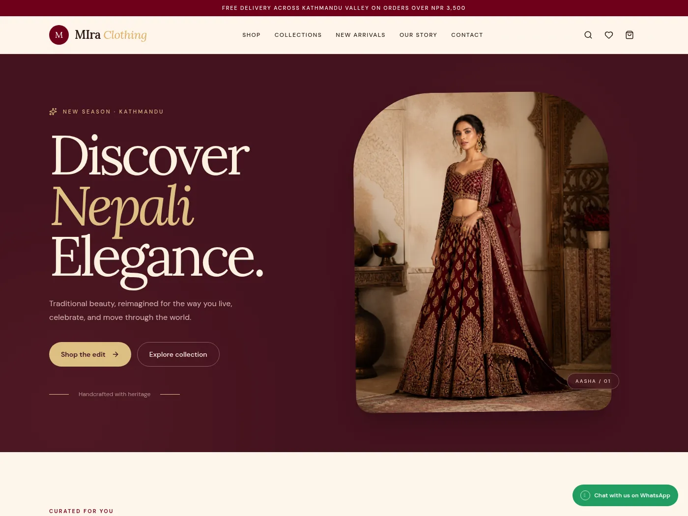 MIra Clothing 3D Store