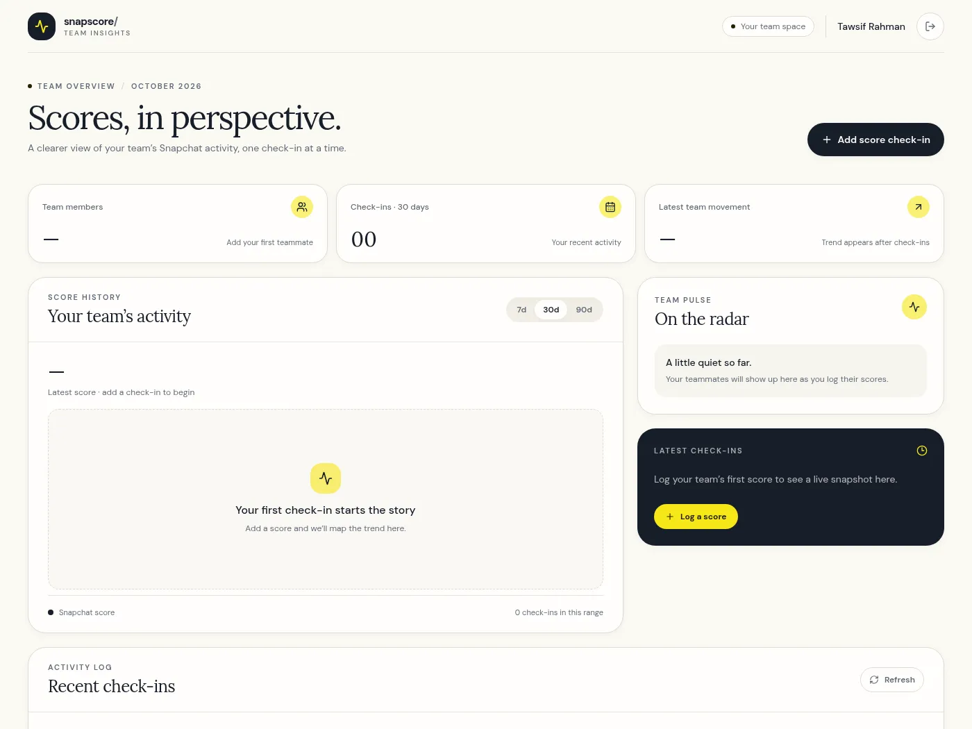 SnapScore Insights