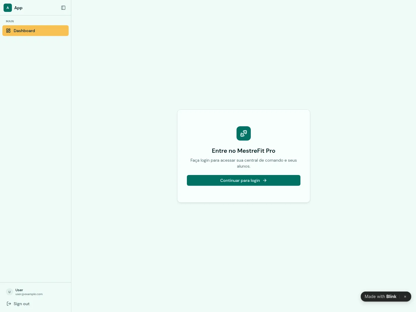 MestreFit Pro Platform