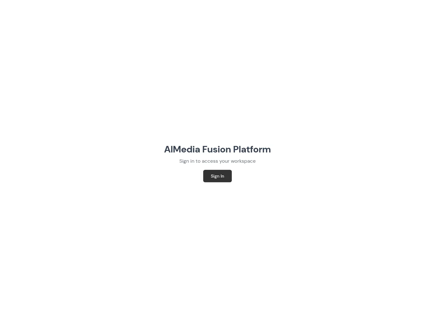 AIMedia Fusion Platform