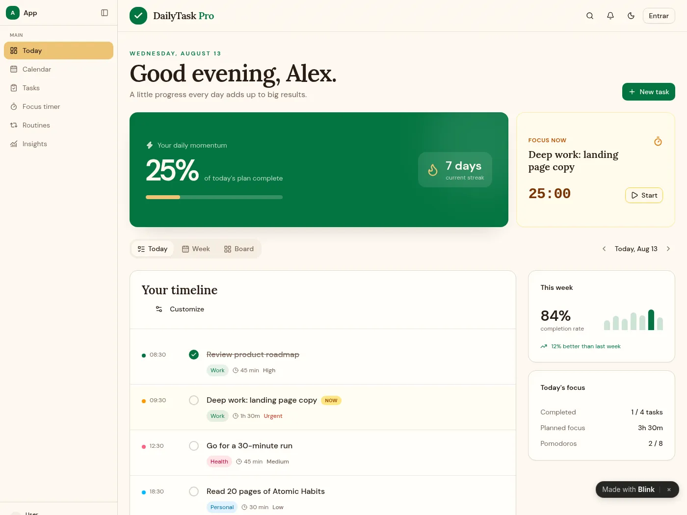 DailyTask Pro