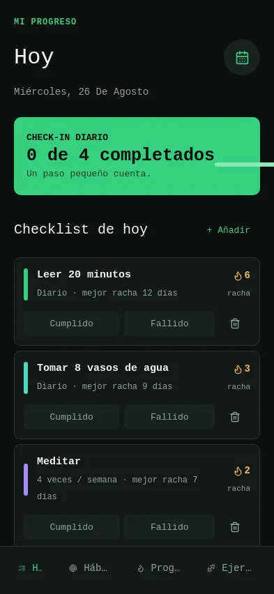 Habit & Fitness Tracker