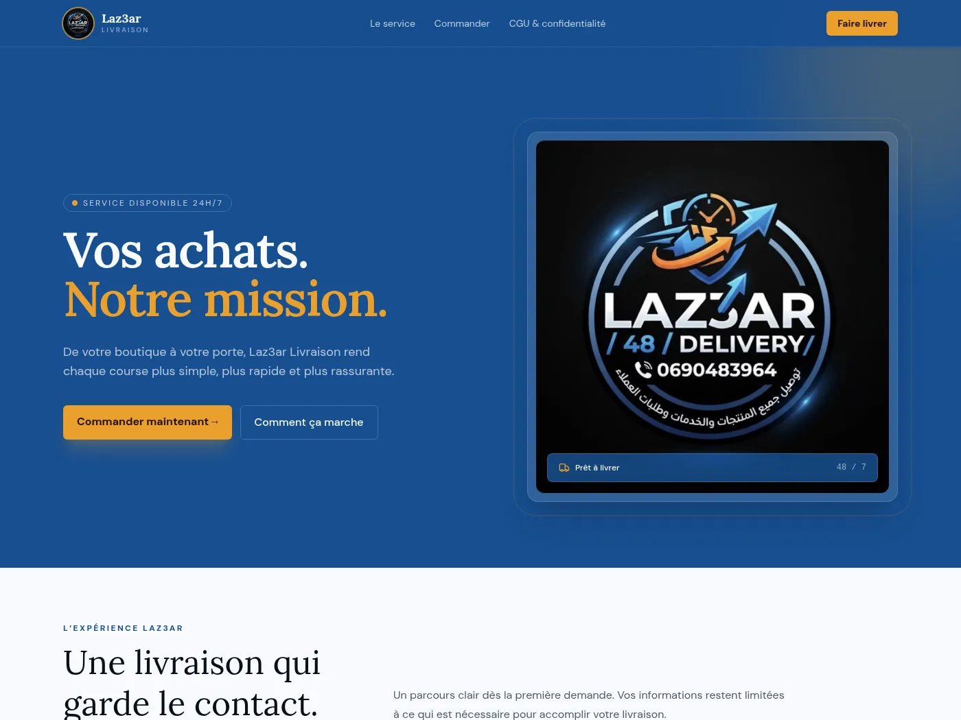 Laz3ar Livraison Hub