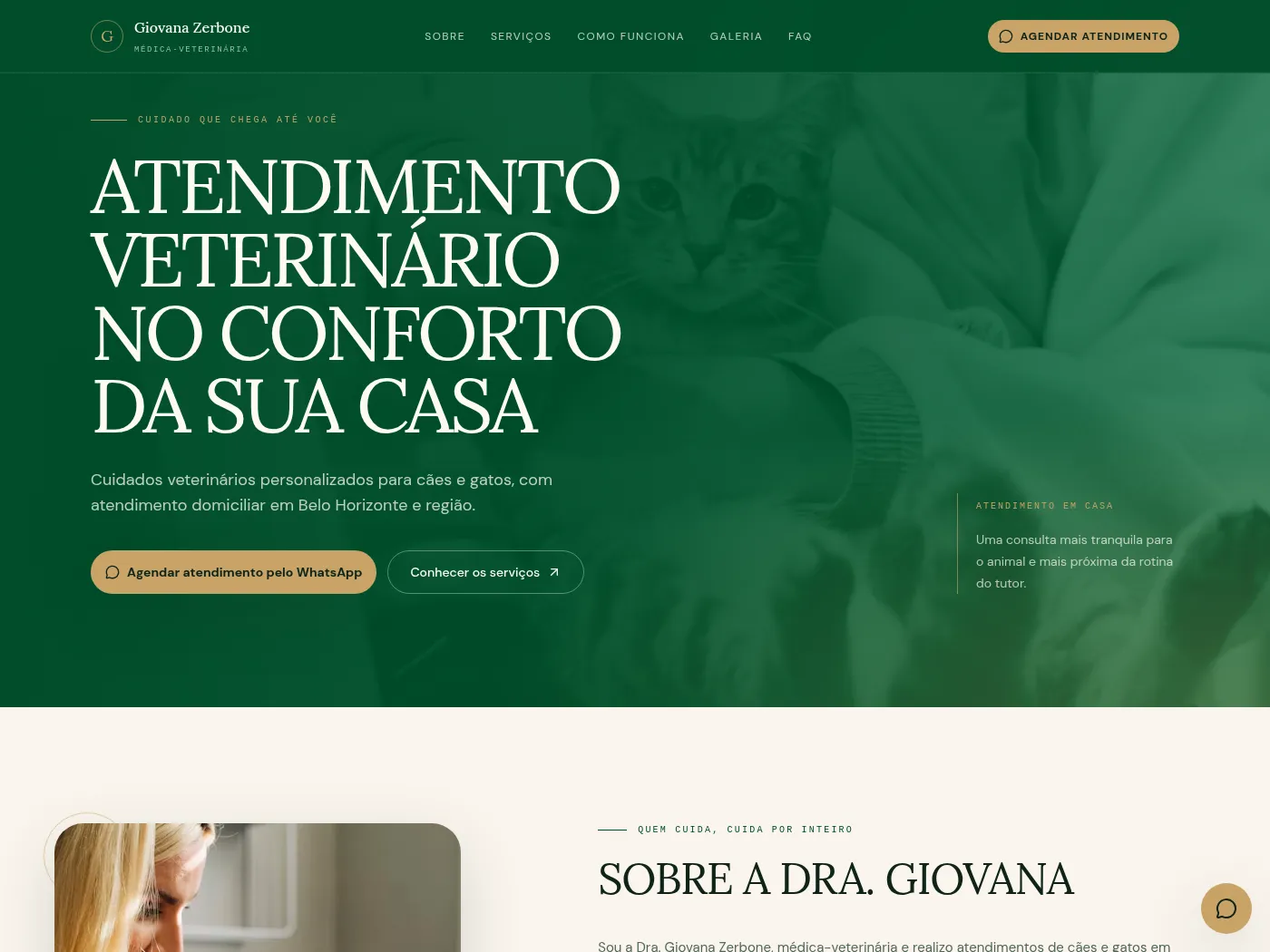 Dra. Giovana Vet BH Site