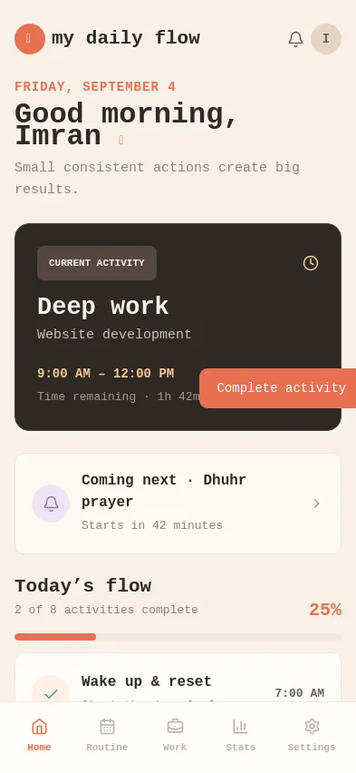 My Daily Flow