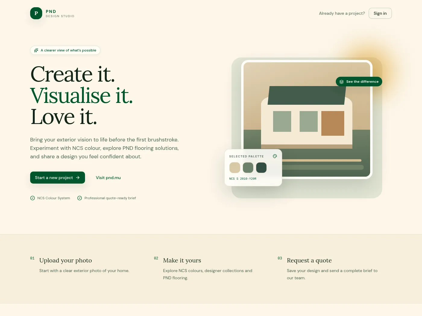 PND Design Studio Visualiser