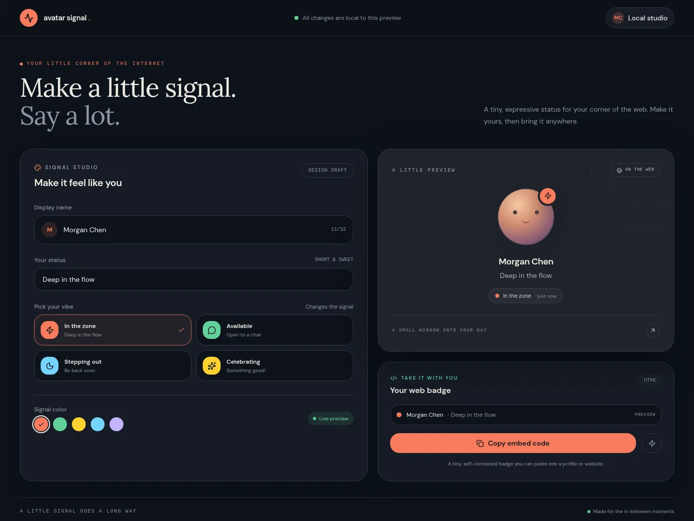 Avatar Signal