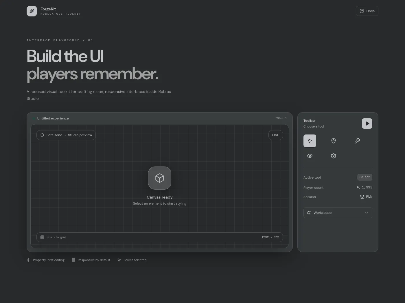 Roblox Studio GUI Kit