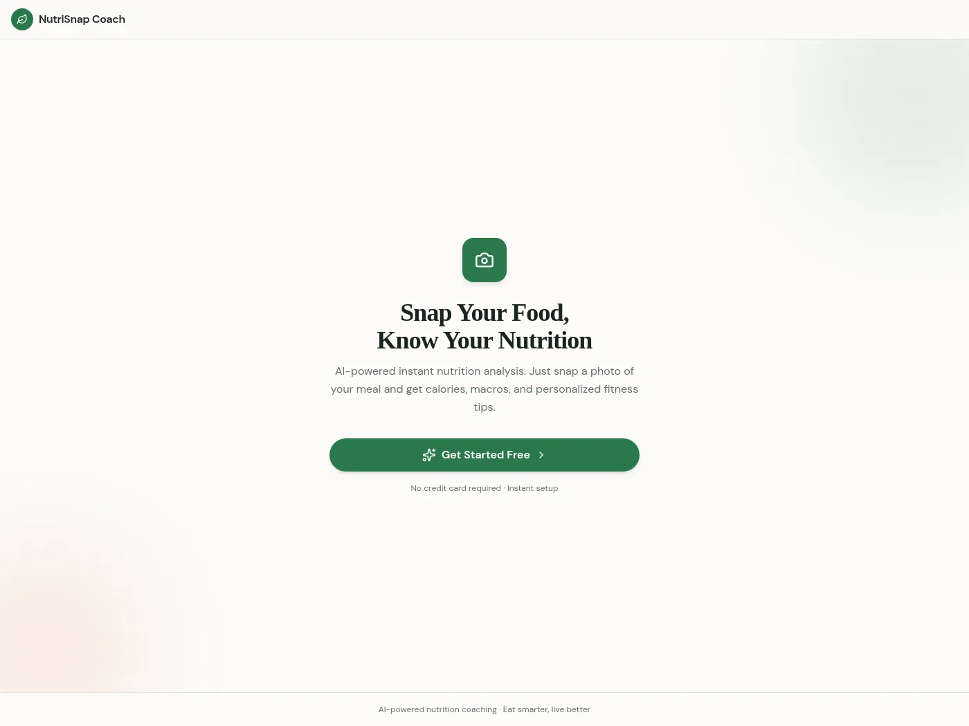 NutriSnap Coach