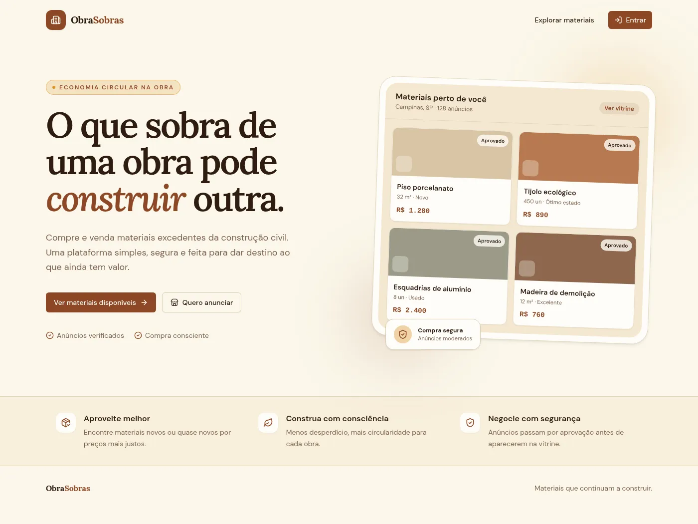 ObraSobras Vendas Web