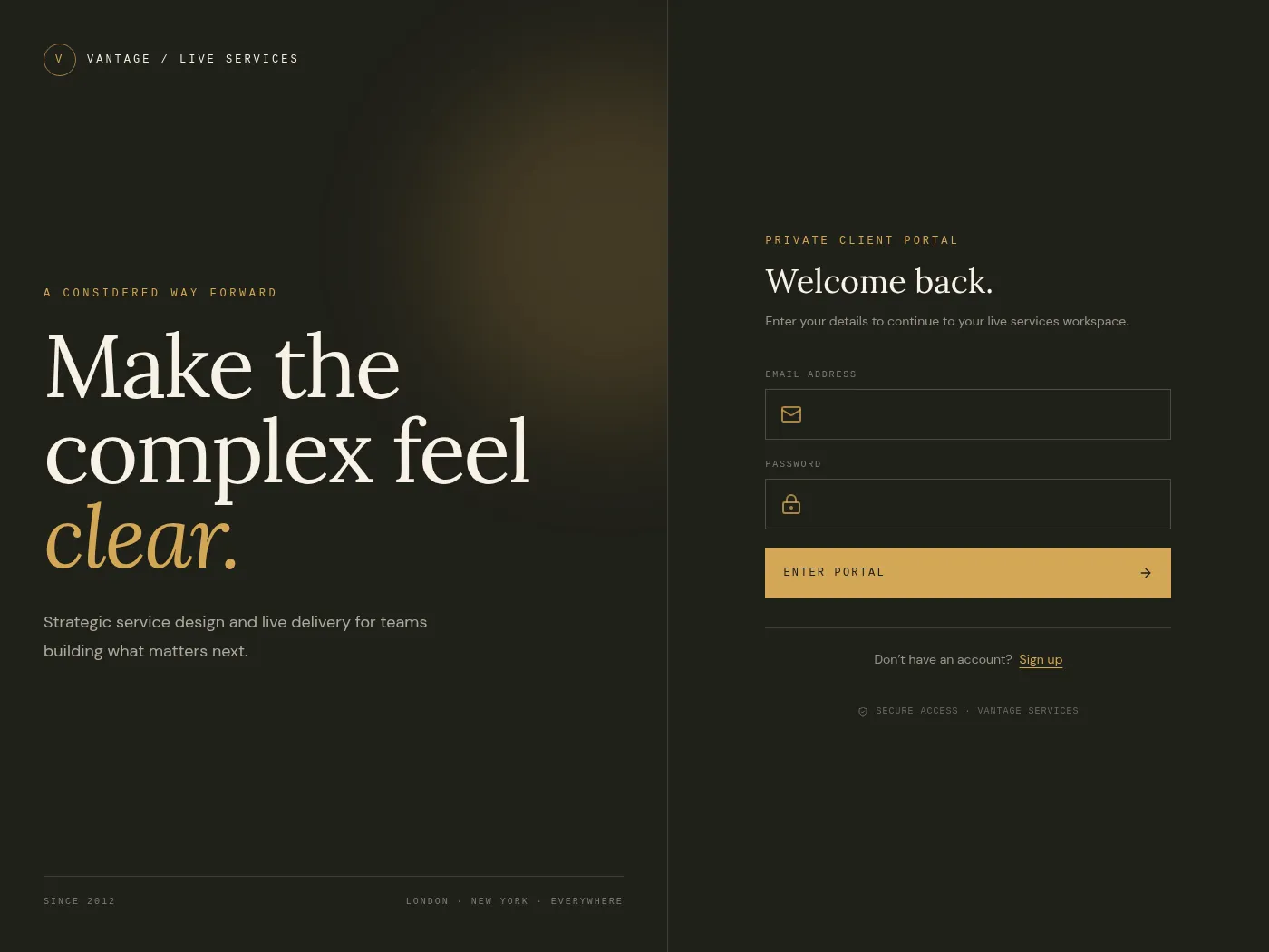 Live Services Portal
