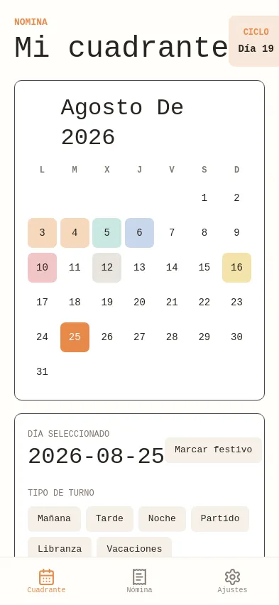 Nomina Planner App