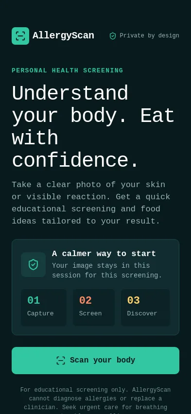 AllergyScan App