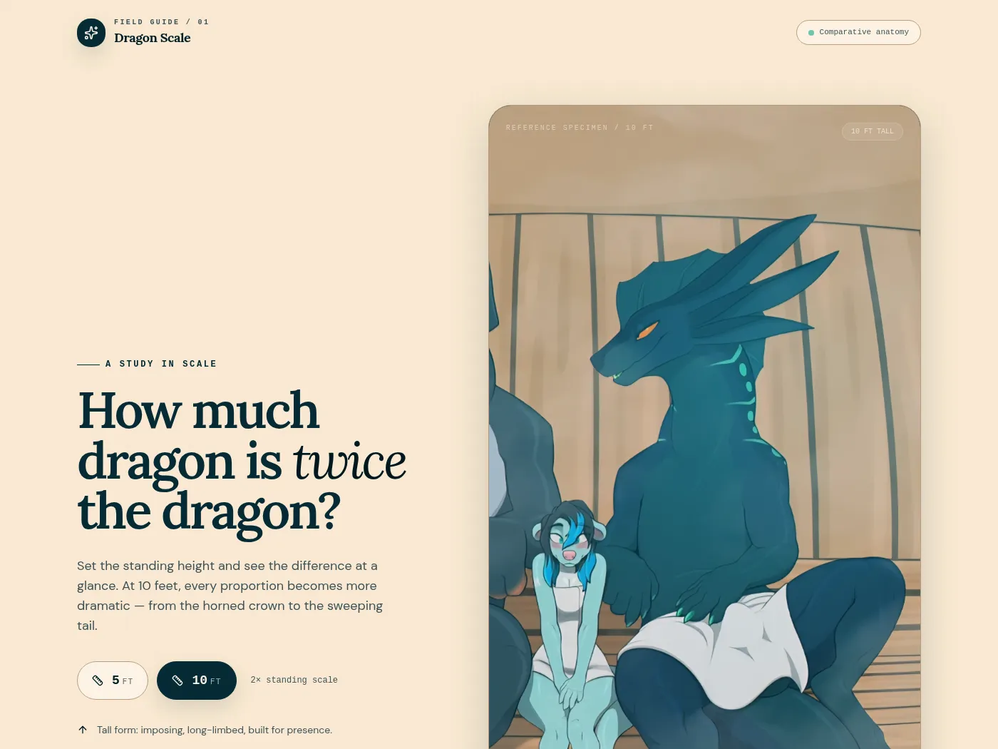 Dragon Size Comparator