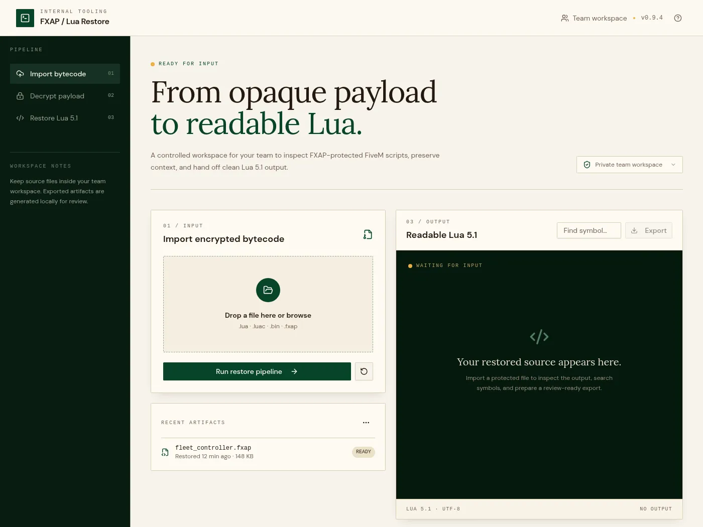 FXAP Lua Decryptor