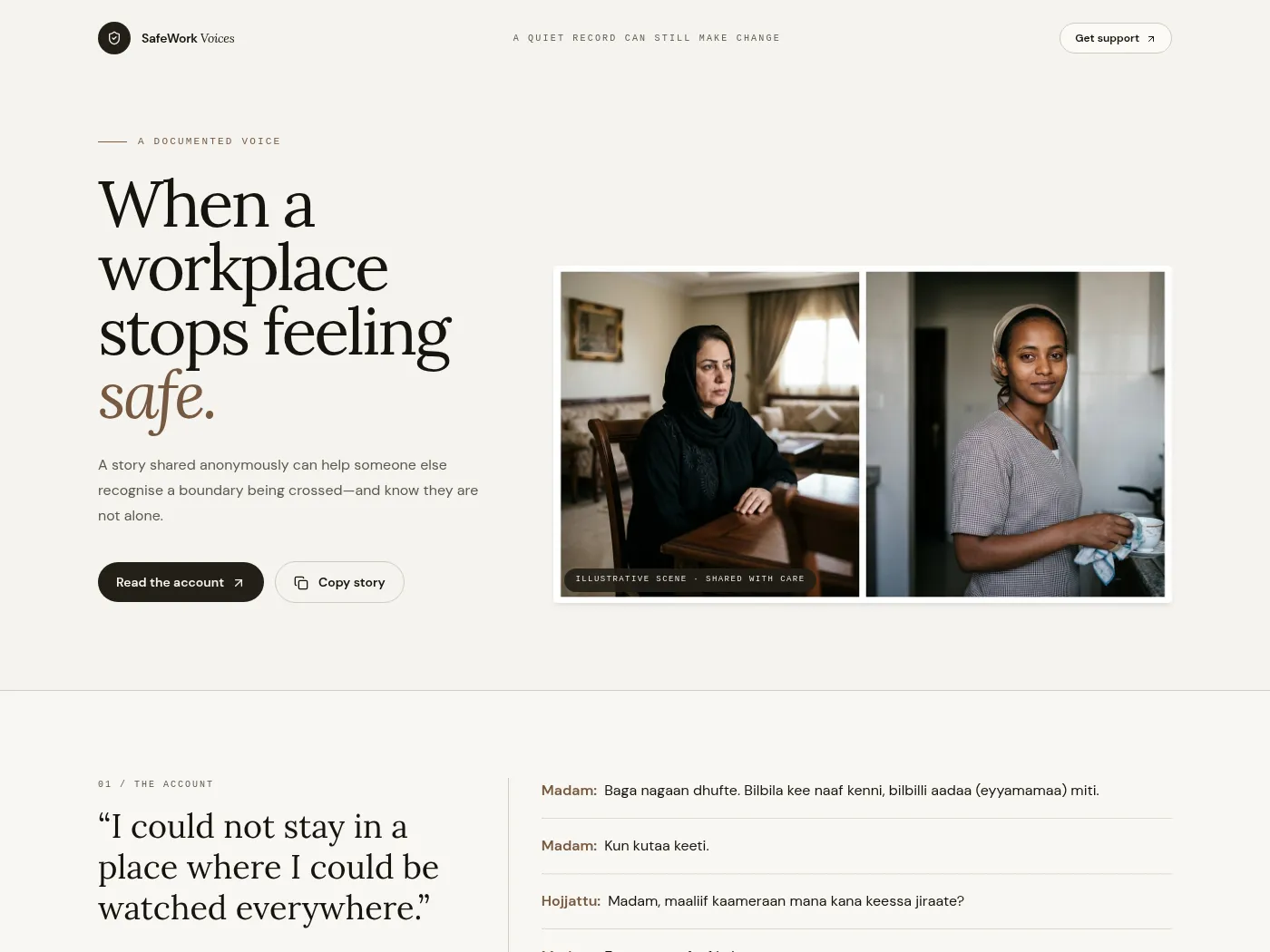 SafeWork Voices