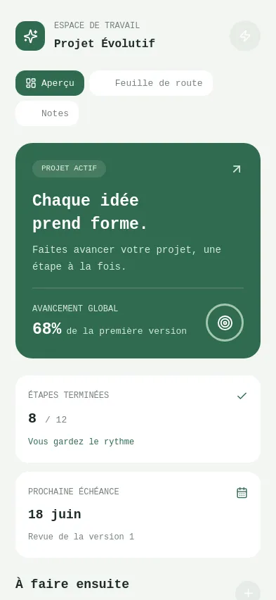 Projet Évolutif