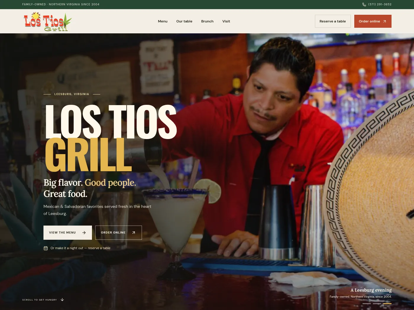 Los Tios Grill Redesign