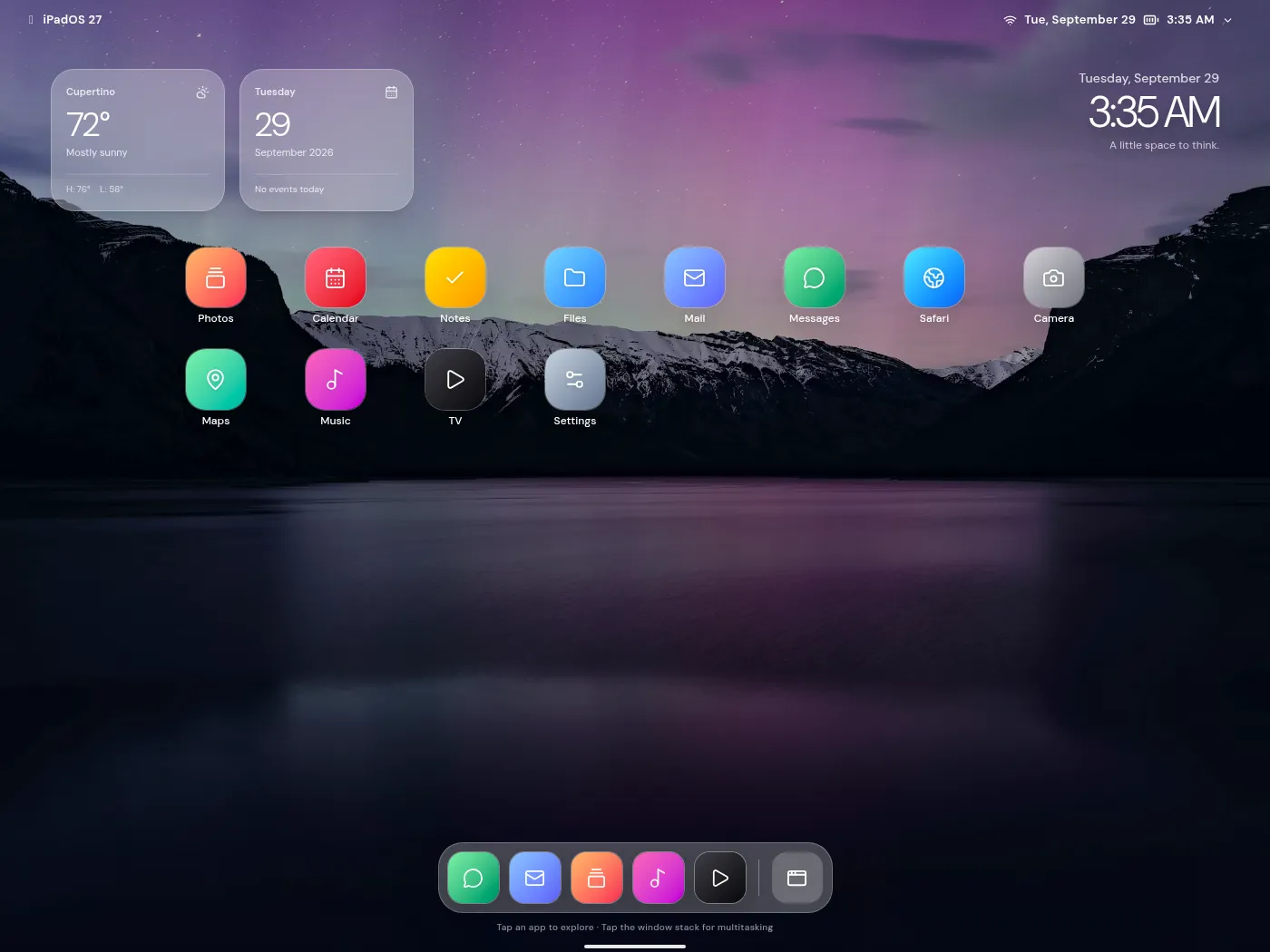 iPadOS 27 Concept UI