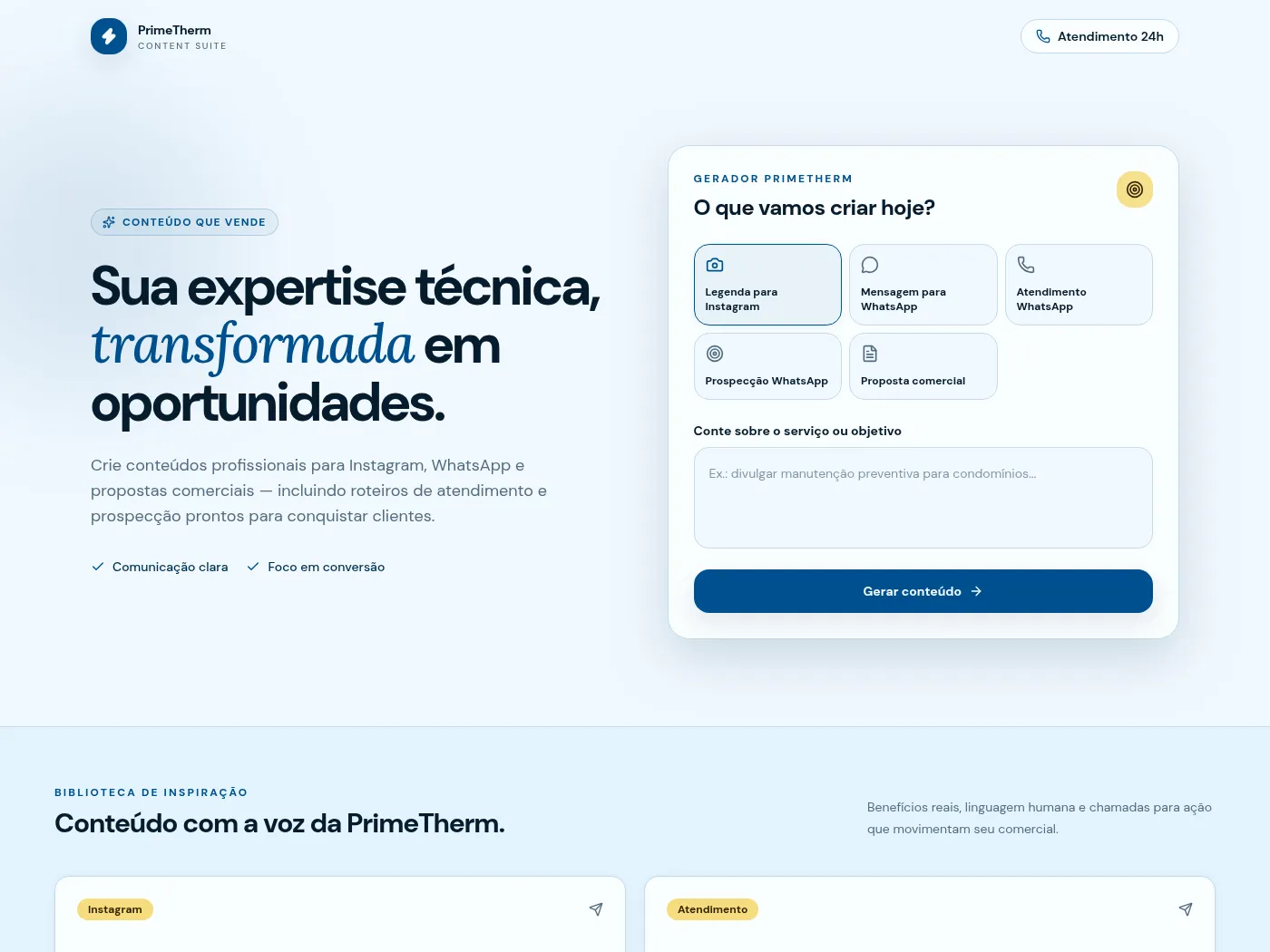 PrimeTherm Content Suite