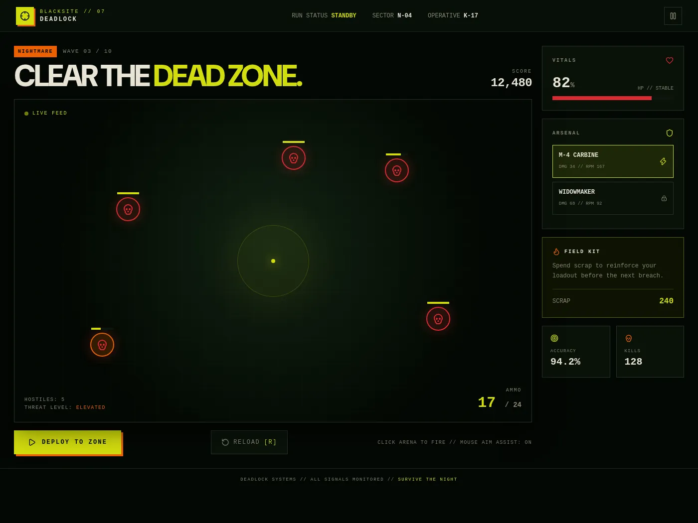 Zombie Shooter System