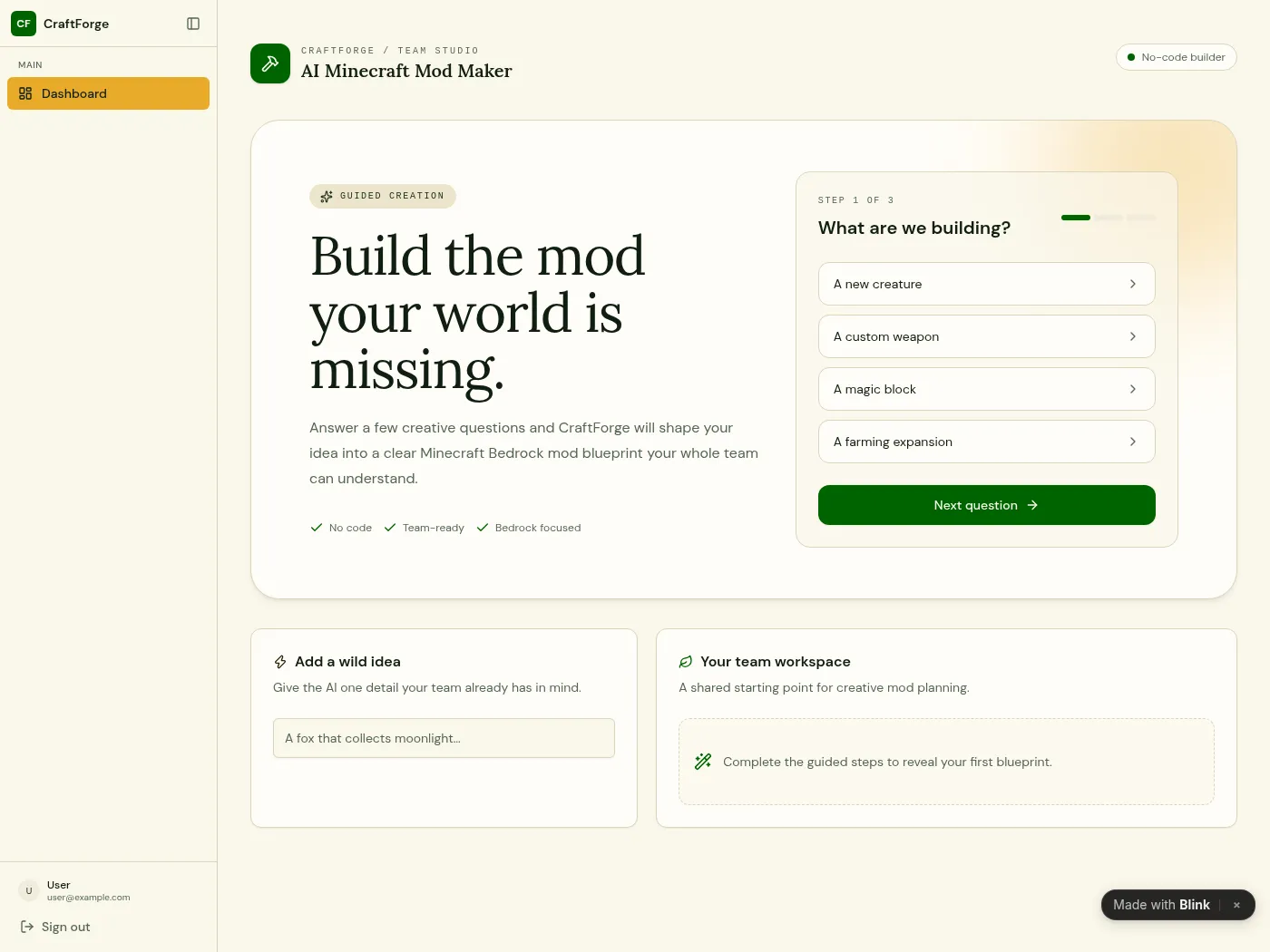 AI Minecraft Mod Maker