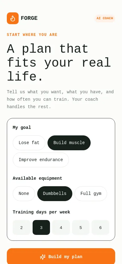 AI Fitness Coach
