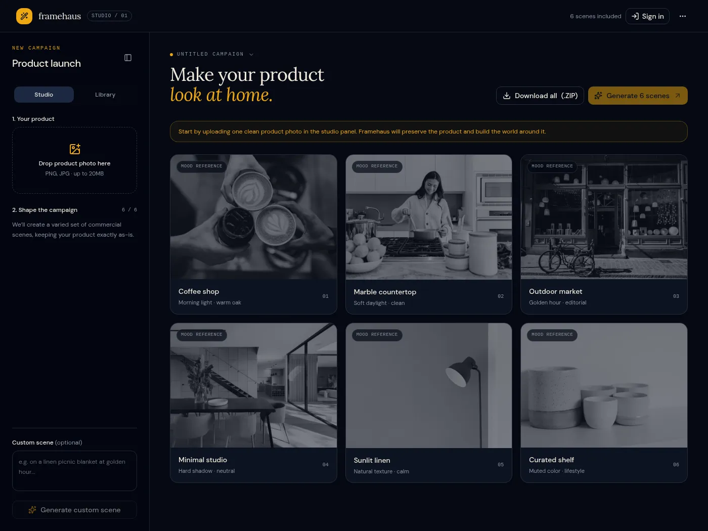 AI Product Photo Studio