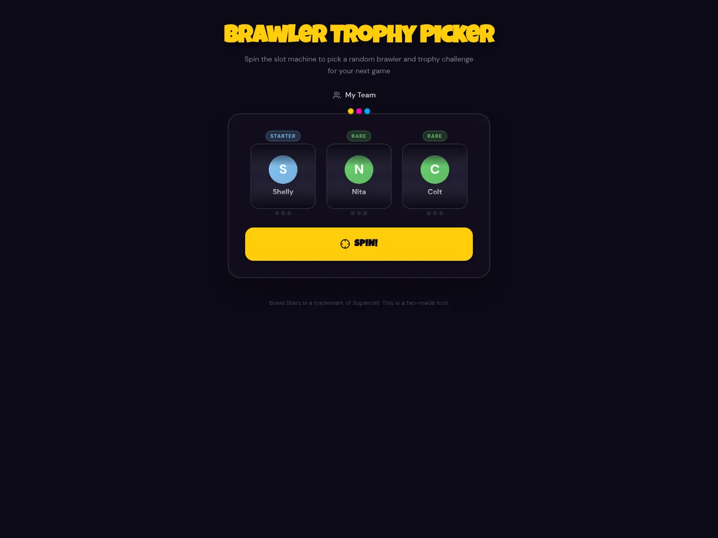 Brawler Trophy Picker