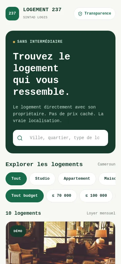 Logement 237 Mobile