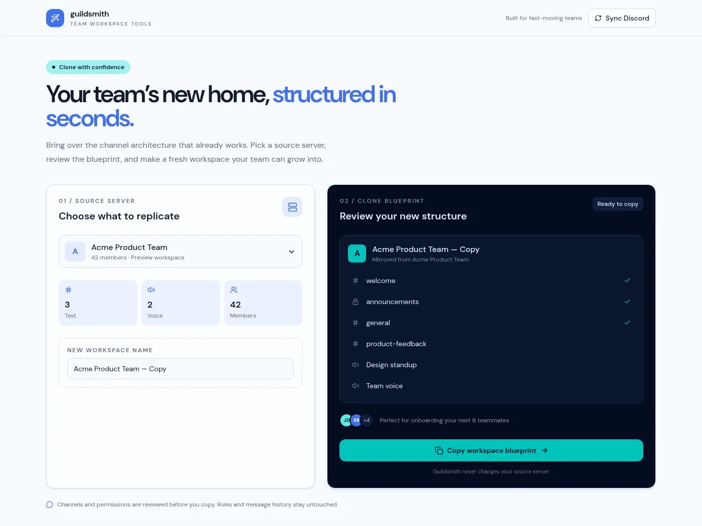 Discord Server Clone Pro