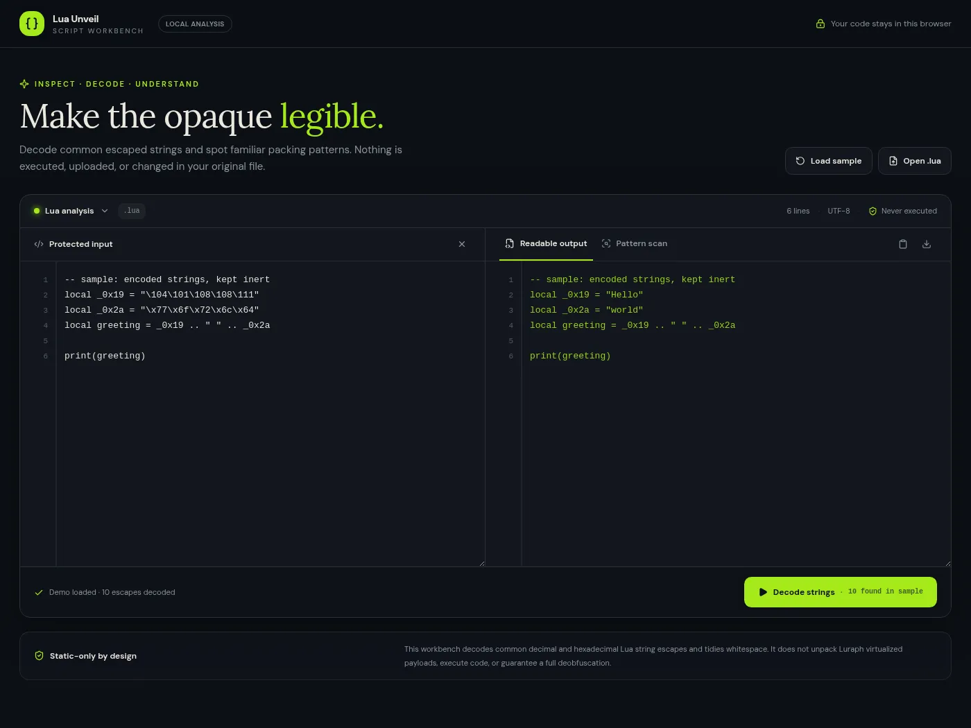 Luraph Lua Deobfuscator