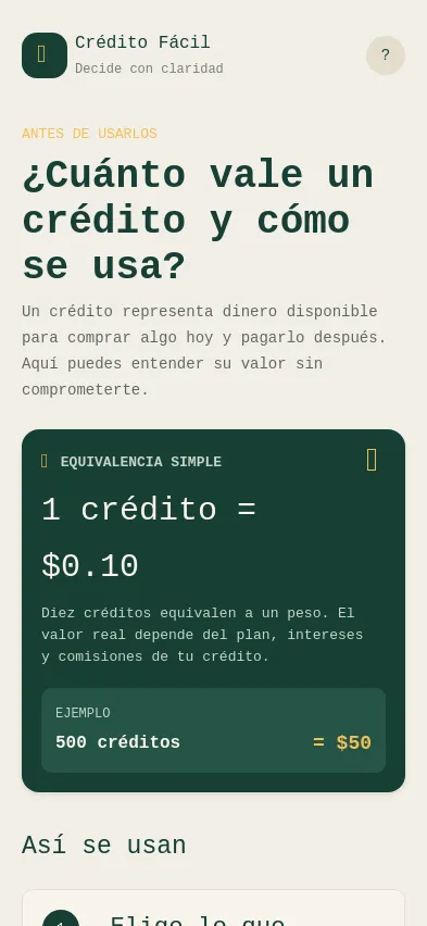 Crédito Fácil Movil