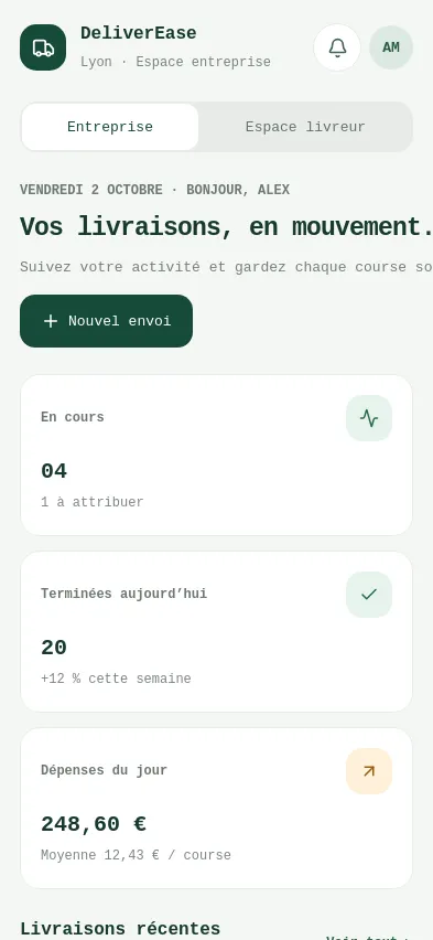 DeliverEase Platform