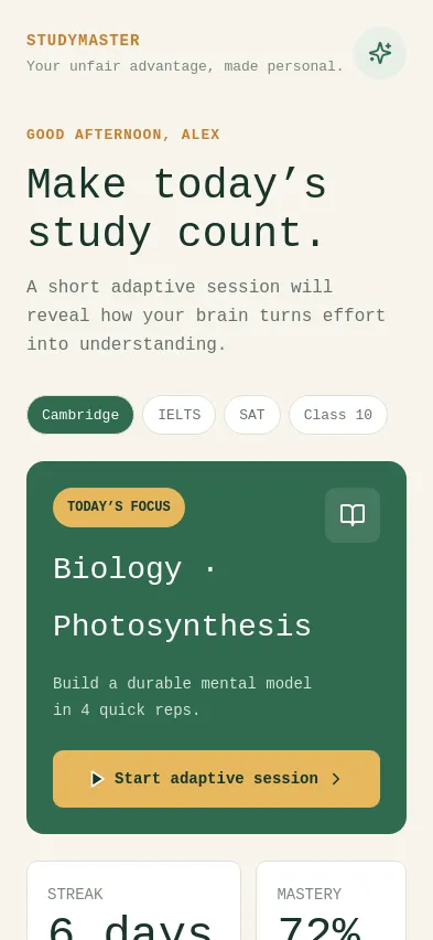 StudyMaster AI