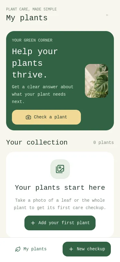 PlantAI Mobile Care