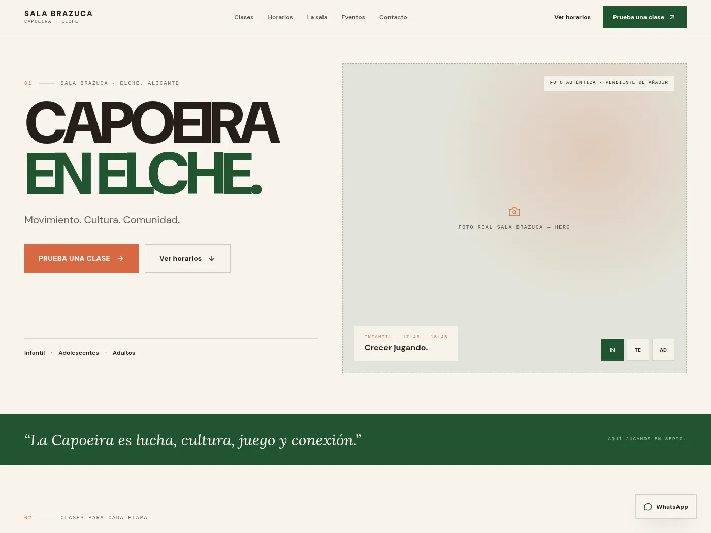Sala Brazuca WebApp