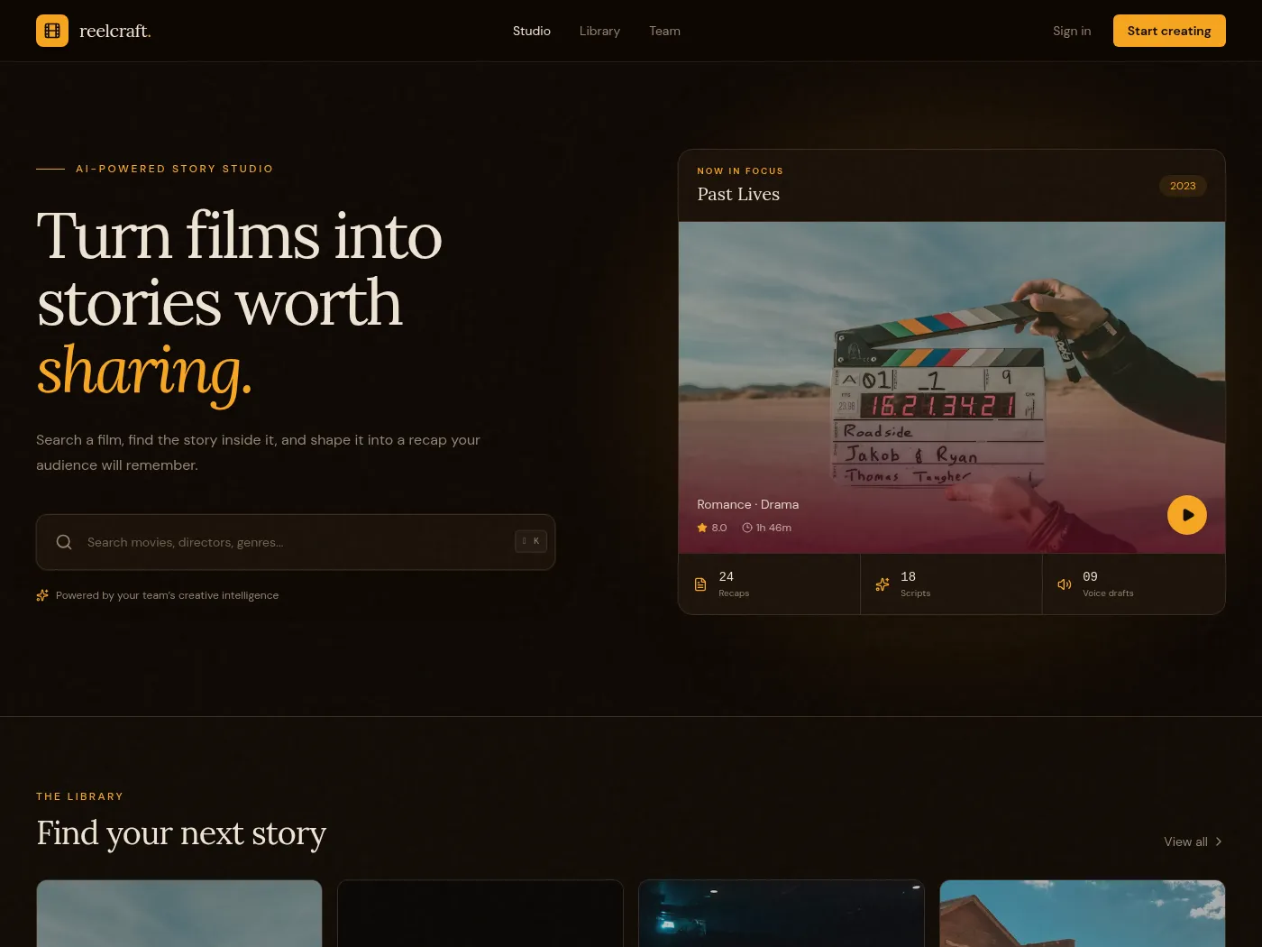 MovieRecap AI Studio