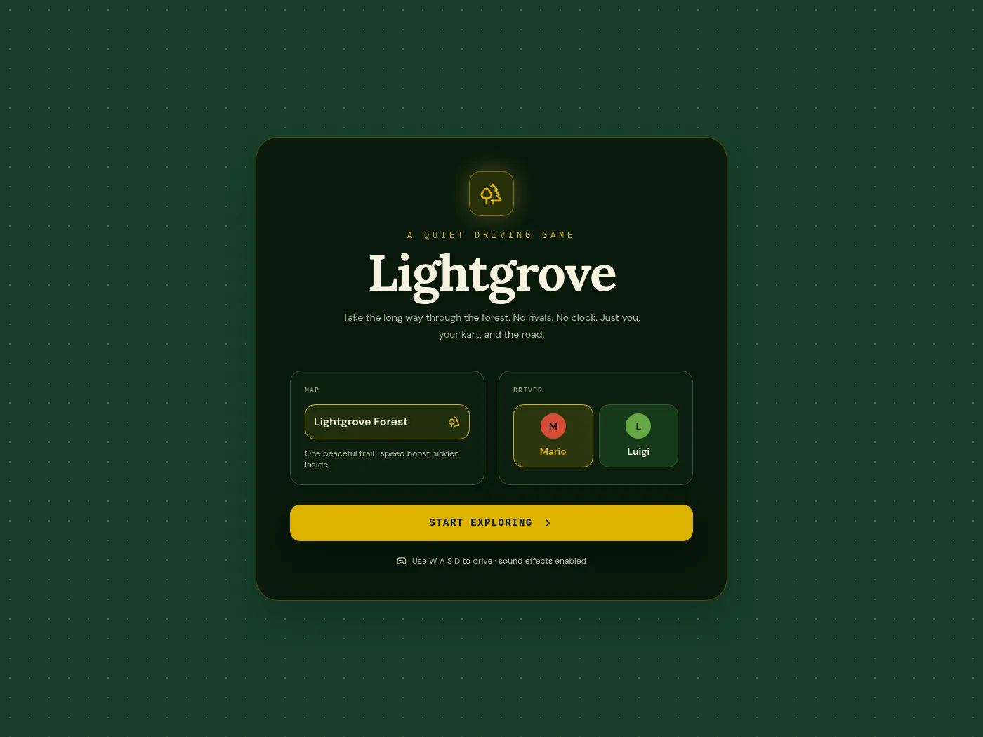 Lightgrove Kart Explorer