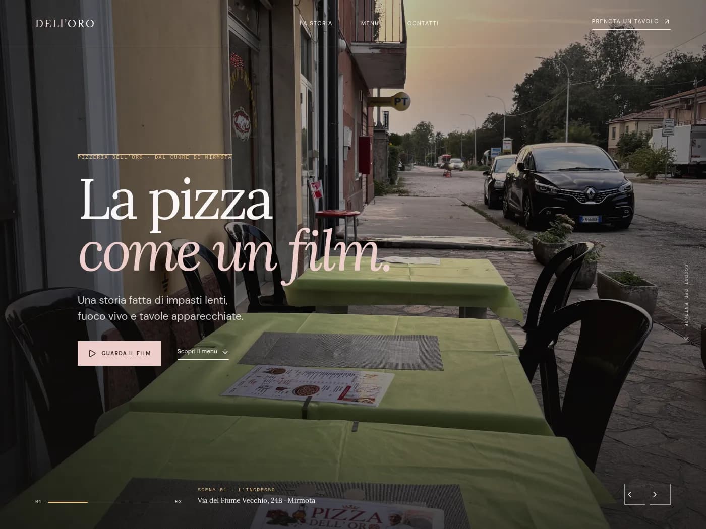 Luxury Pizzeria Showcase