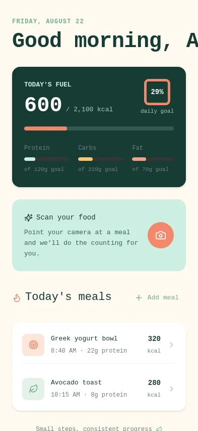 NutriScan Tracker
