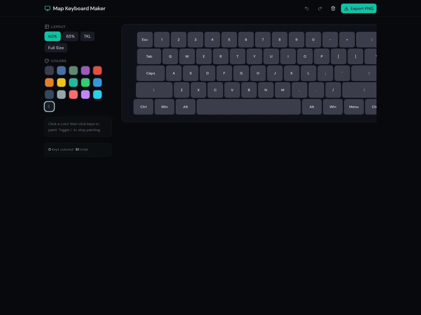 Map Keyboard Maker