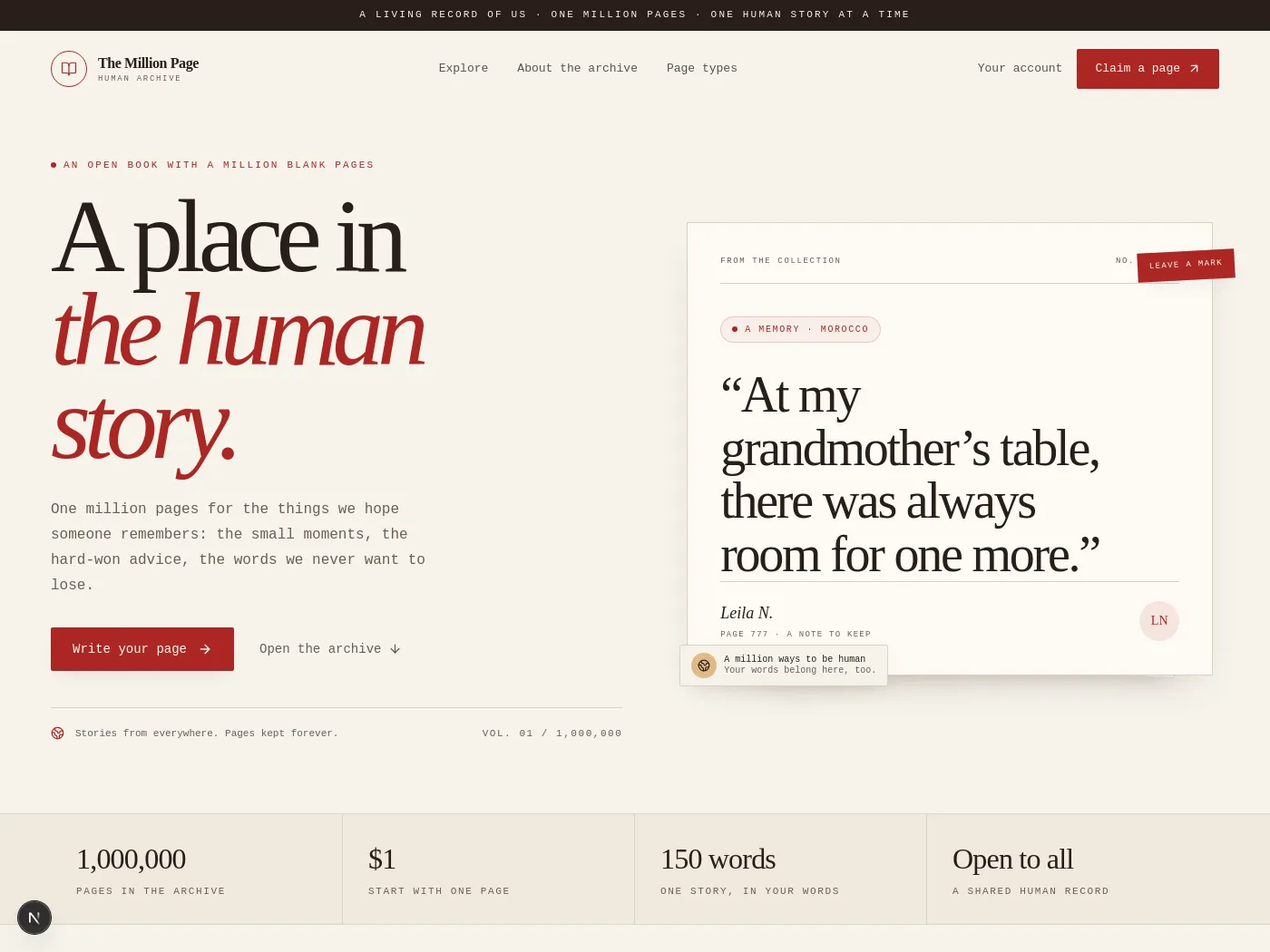 Million Page Archive