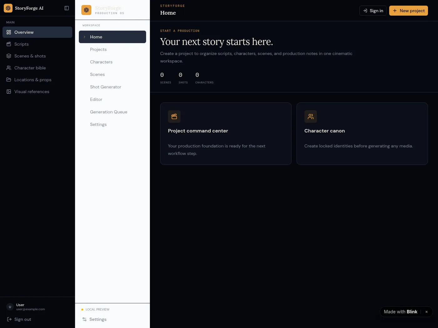 StoryForge AI Studio