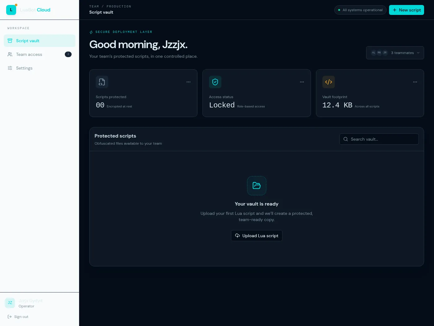 LuaBot Cloud Platform