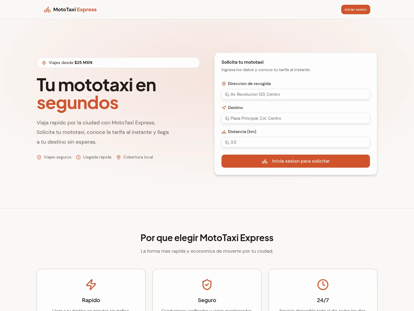 MotoTaxi Express