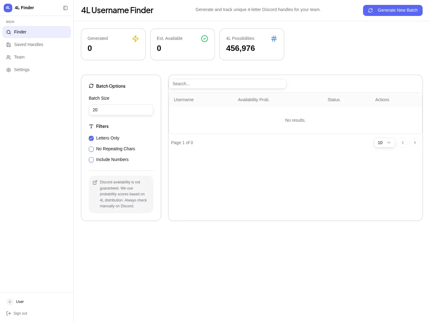 Discord 4L Finder