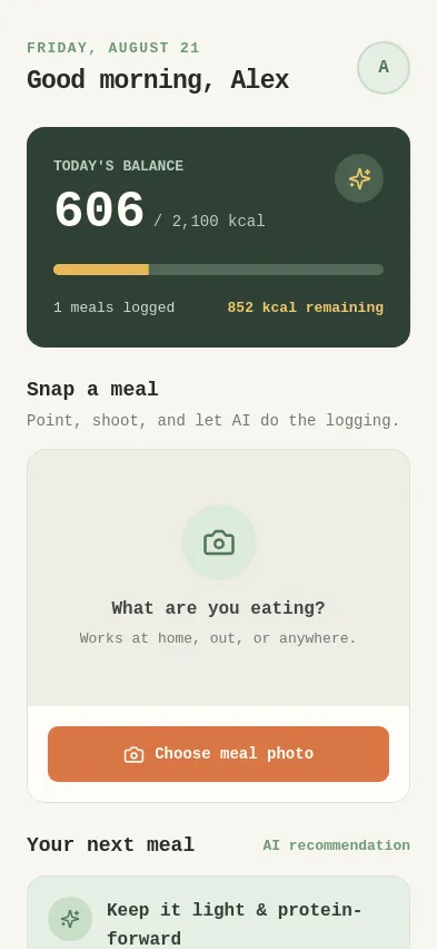 SnapNutrition AI Tracker