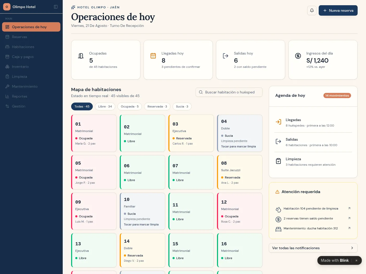 Olimpo Hotel System